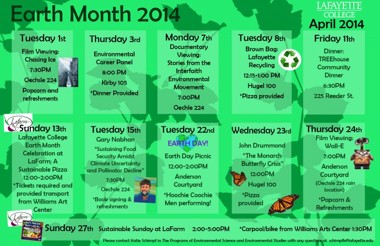 Come Celebrate our 2nd Annual Earth Month full of fun activities for ...